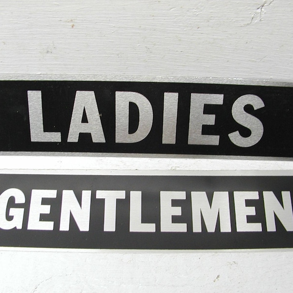 Old Restroom Signs - Etsy