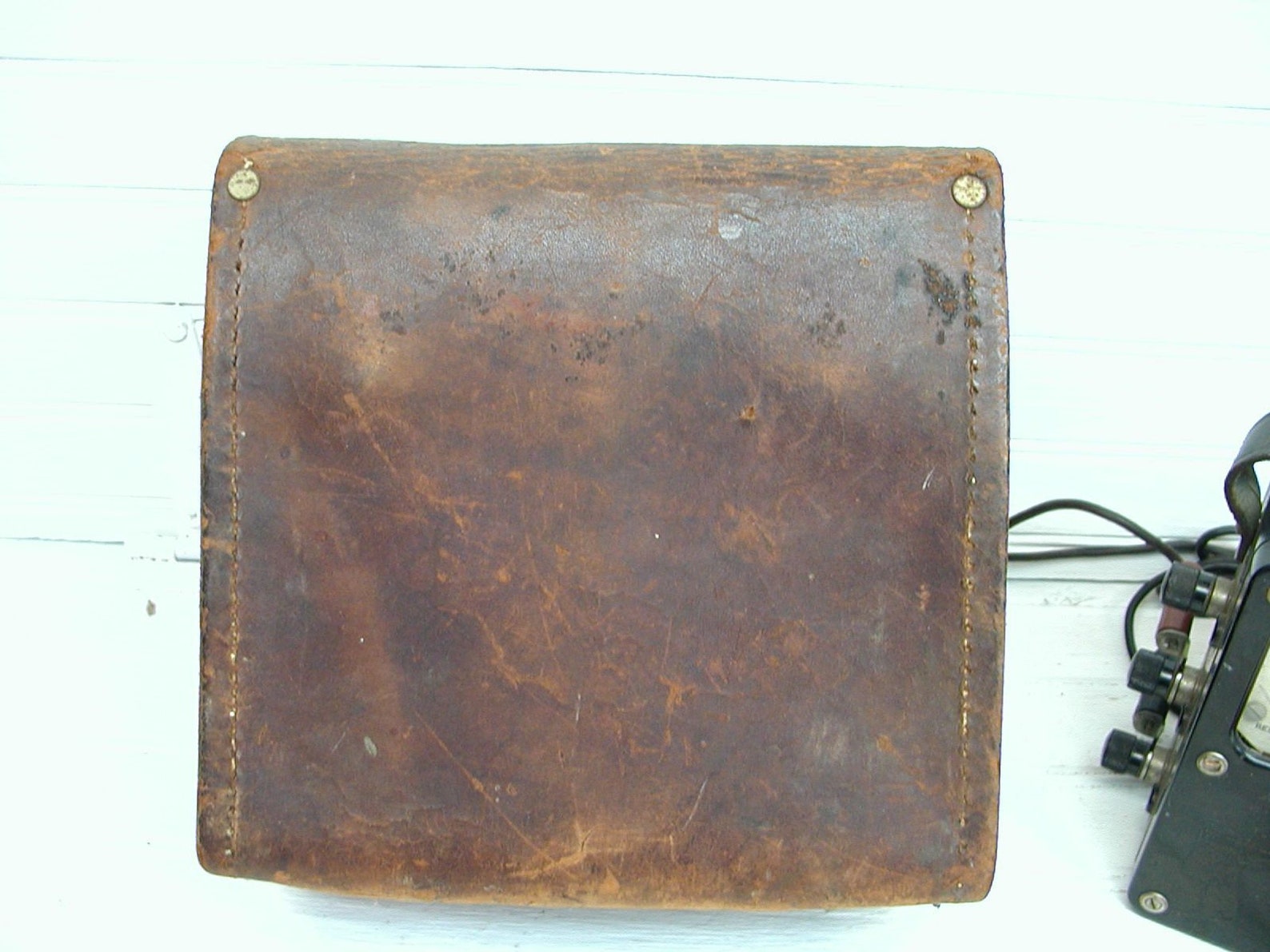 Industrial Gauge Test Meter Weston Volt Meter Leather Case | Etsy