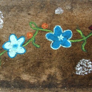 Hand Painted Wall Art - Barn Wood Spring Summer Theme Picture Old Board ...