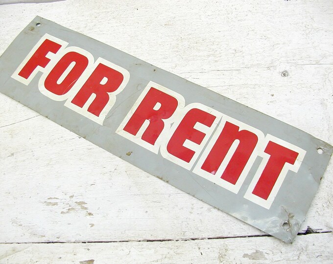 Retro for Rent Sign Old Sign Real Estate Sign Tacker - Etsy