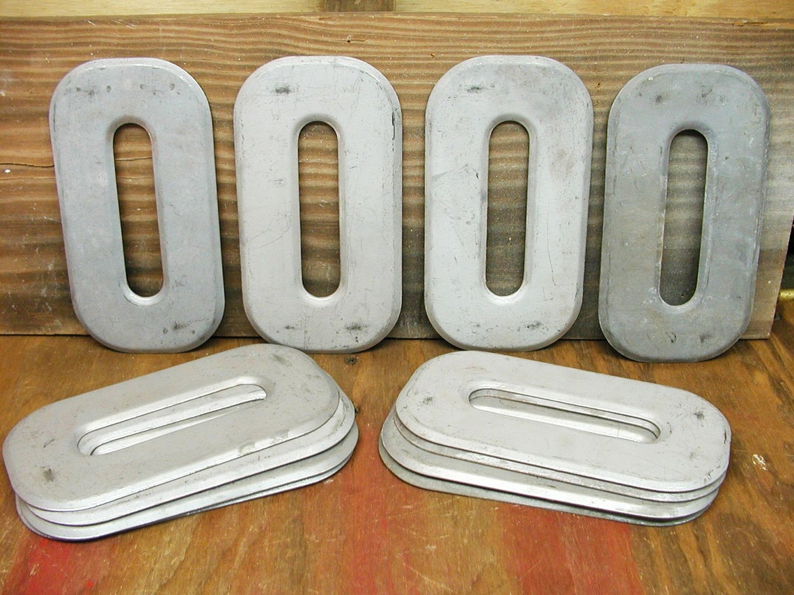 Zero Craft Letter "o" Vintage Metal Number 0 or Letter O - Free ...