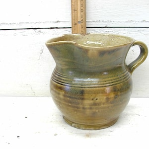 Glazed Pottery Pitcher - Jugtown Ware Pottery- Jugtown Pottery Pitcher ...