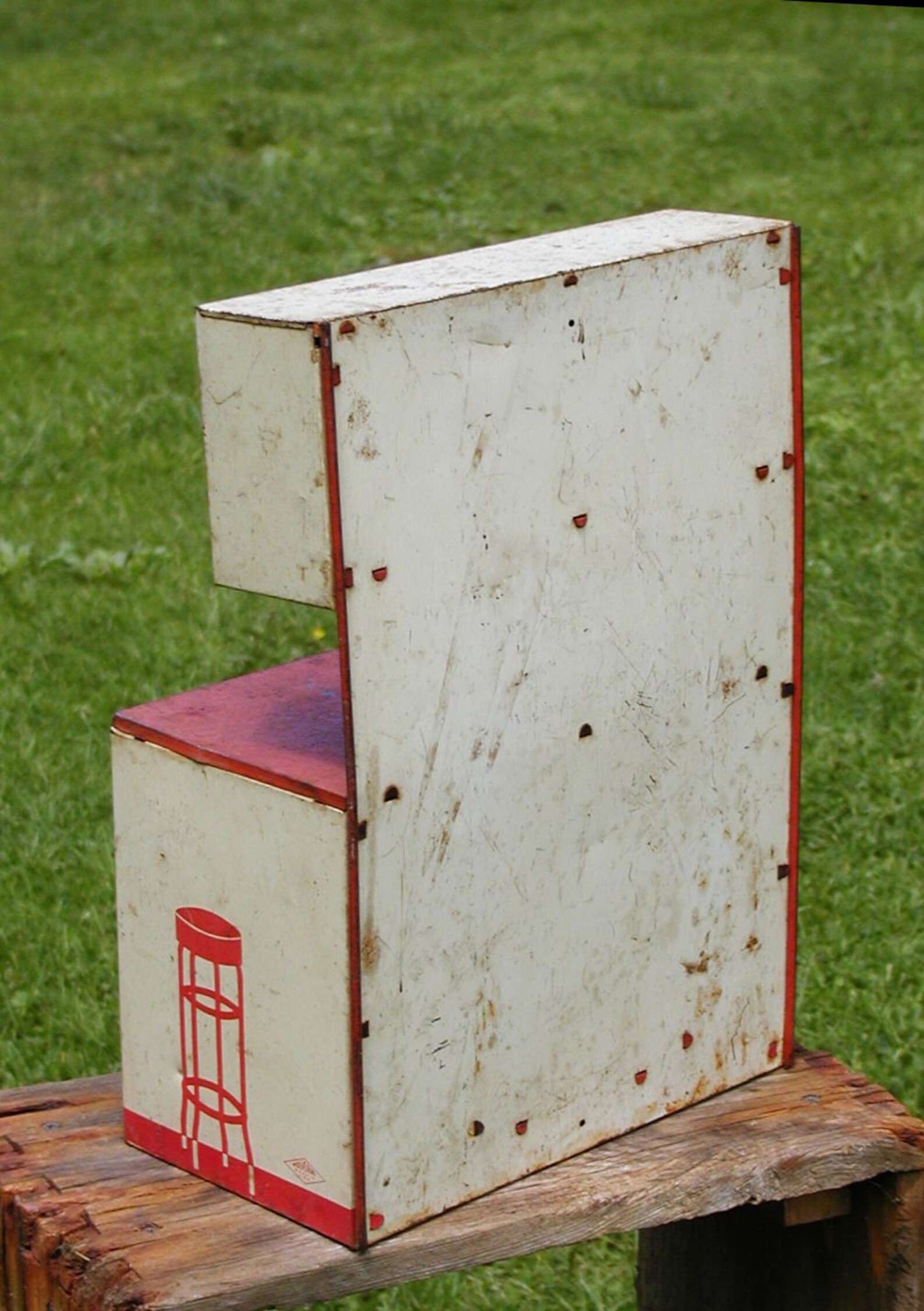 Vintage Tin Toy Cabinet Tin Toy Pantry Shabby Tin Hoosier - Etsy