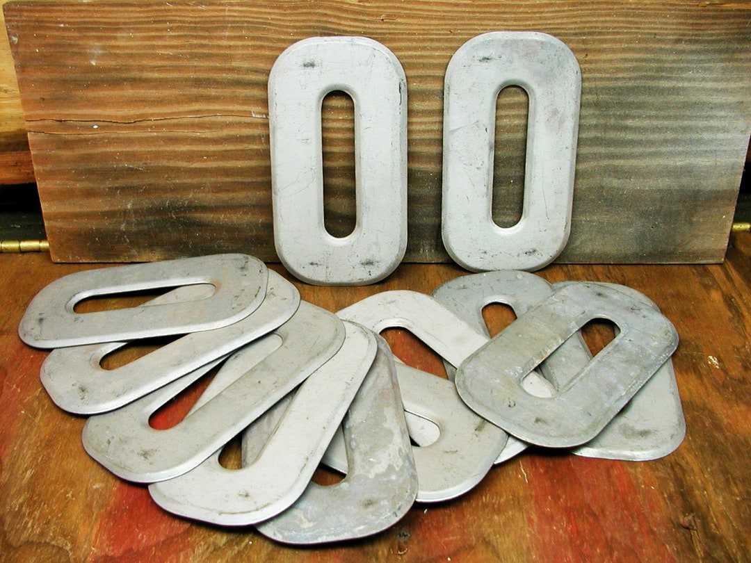 Zero Craft Letter "o" Vintage Metal Number 0 or Letter O - Free ...