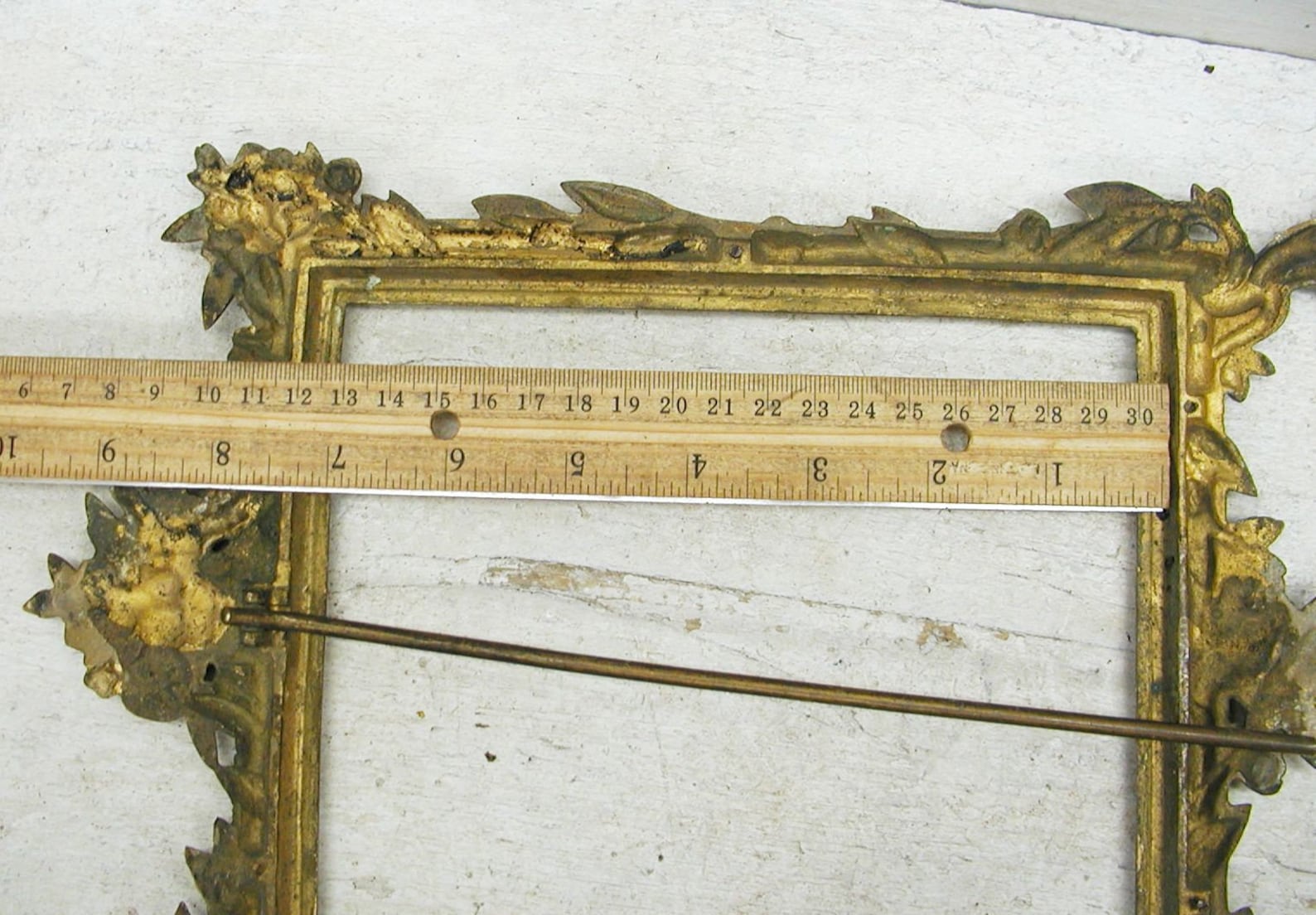 Vintage Figural Brass Frame Antique Brass Picture Frame - Etsy
