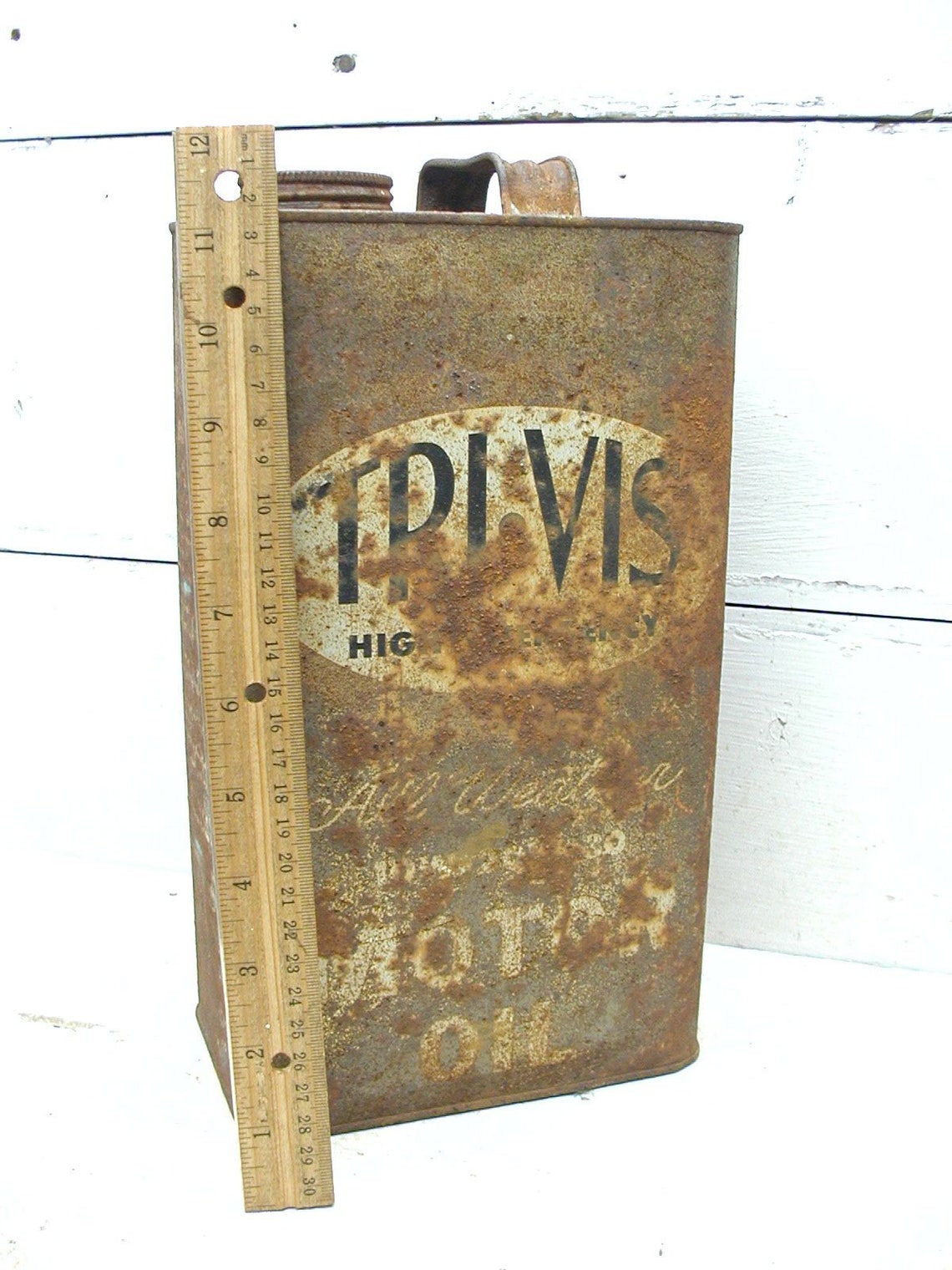 Vintage Tri-vis Oil Can Vintage Oil Can Antique Oil Can - Etsy
