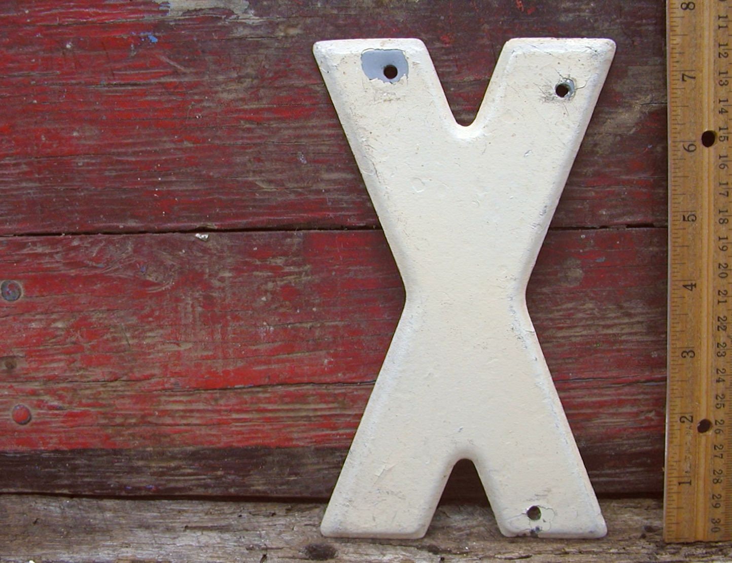 Vintage Metal Letter X Letter Sign 7 1/2 Large Thick Tin - Etsy Canada