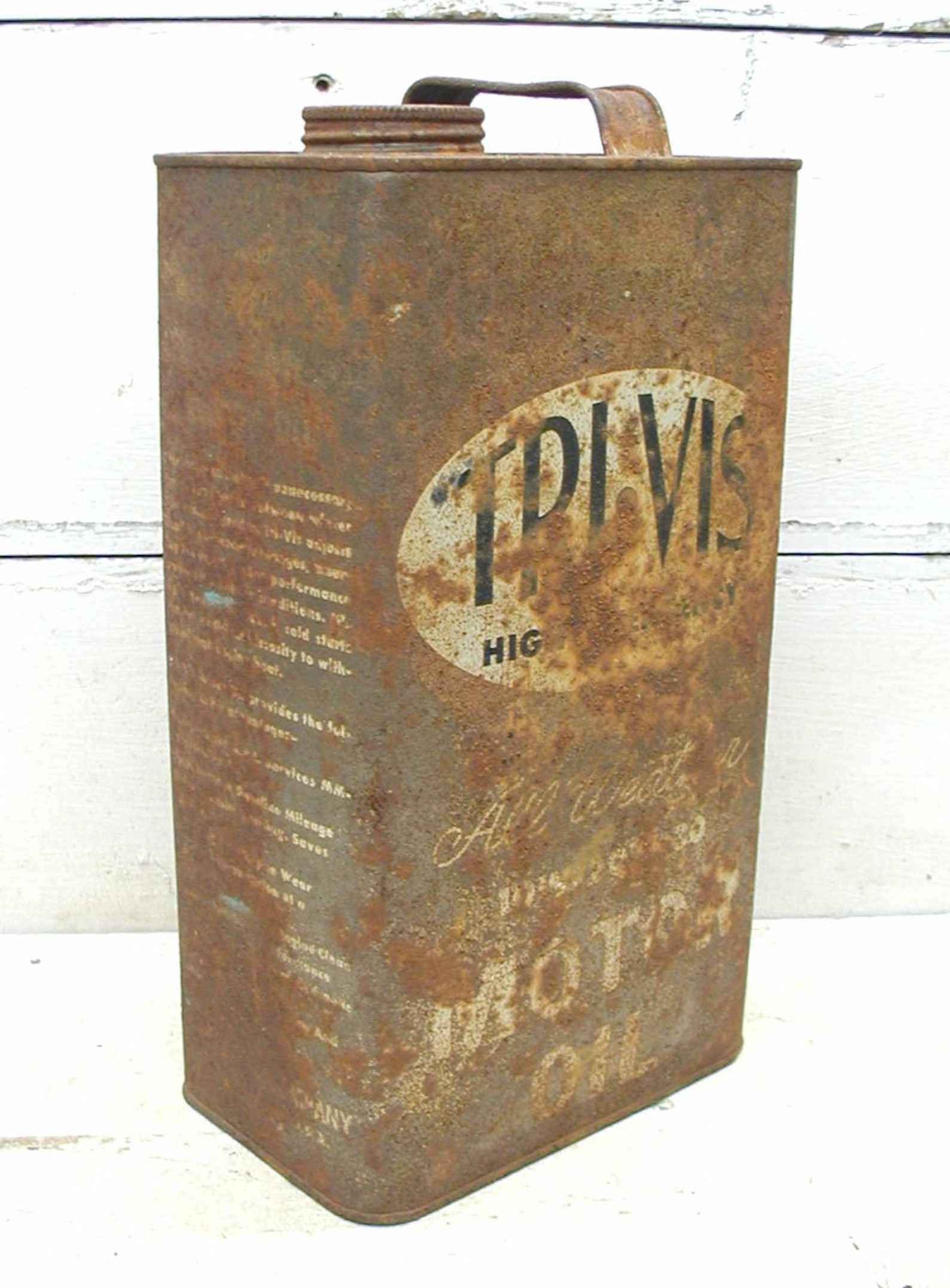 Vintage Tri-vis Oil Can Vintage Oil Can Antique Oil Can - Etsy