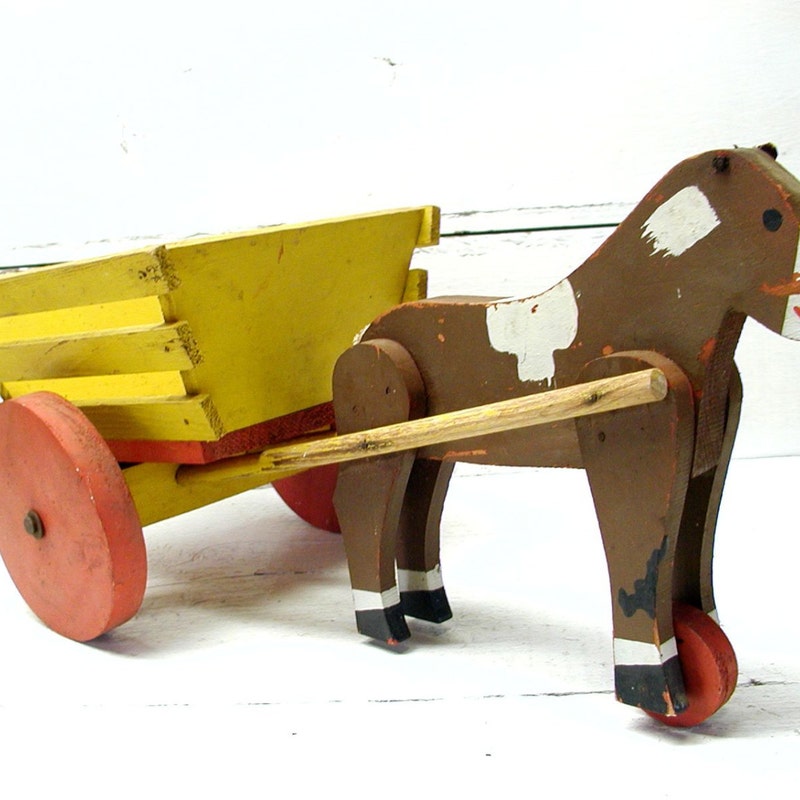Donkey Pulling Cart - Etsy