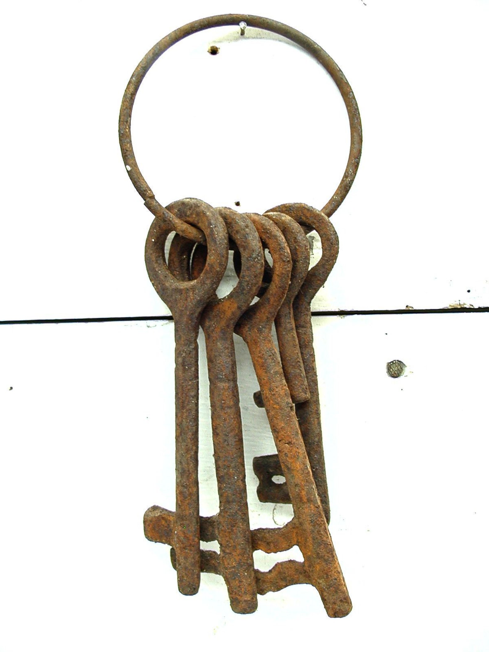 Prop Keys Jailhouse Keys Large Keys Rustic Jail Keys | Etsy