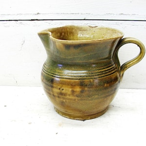 Glazed Pottery Pitcher - Jugtown Ware Pottery- Jugtown Pottery Pitcher ...