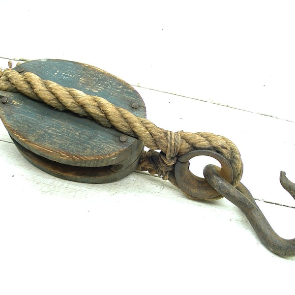 Nautical Pulley Art - Etsy