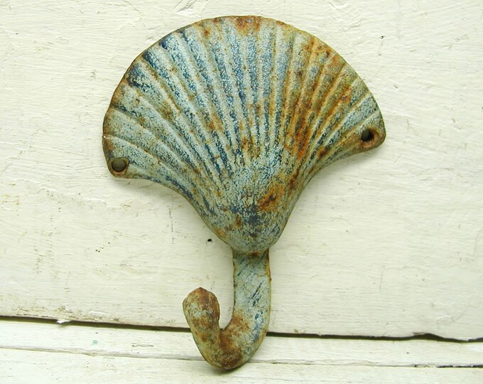 Shell Hook for Your Beach House Great to Hang That Wet Towel on Cast ...