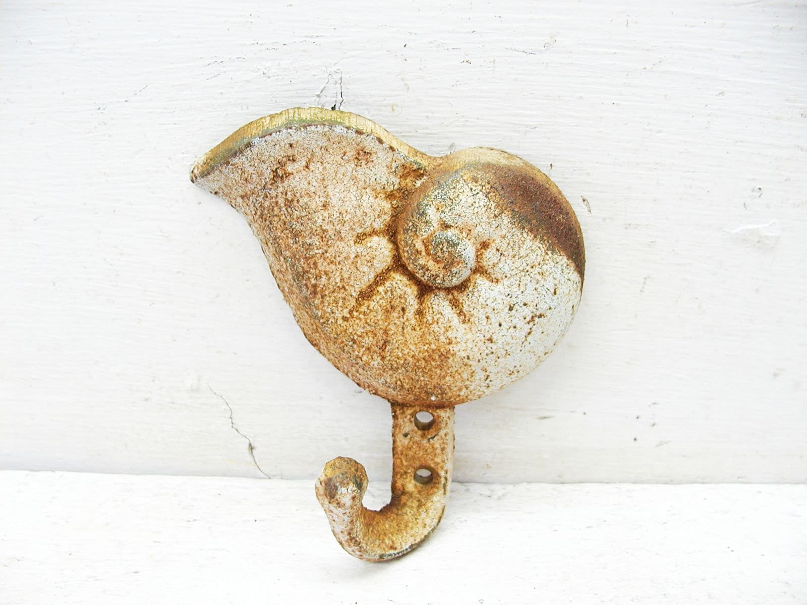 Shell Hook for Your Beach House Great to Hang That Wet Towel | Etsy