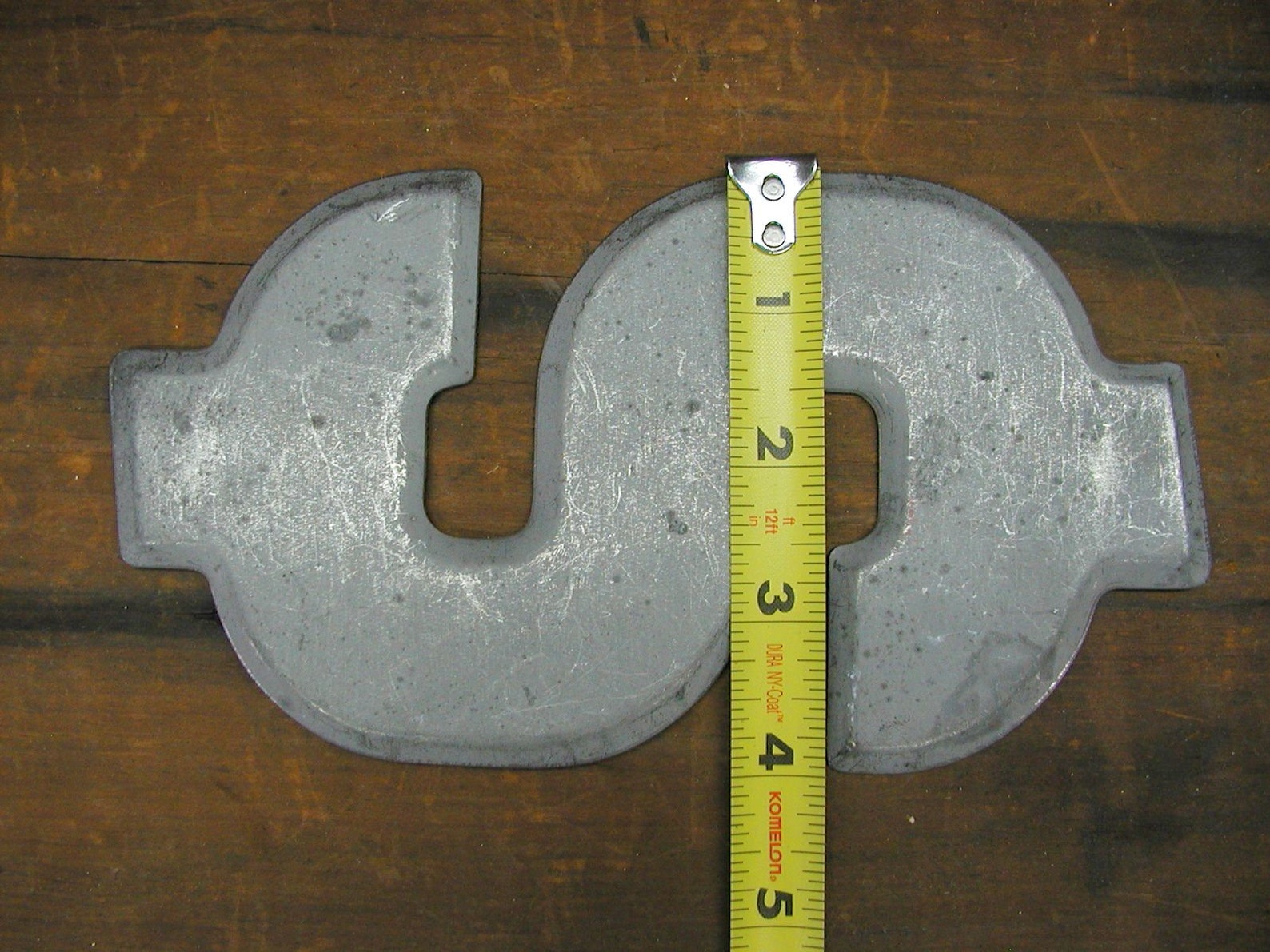 Vintage Metal Dollar Sign 7 1/2 Large Thick Tin Sign | Etsy