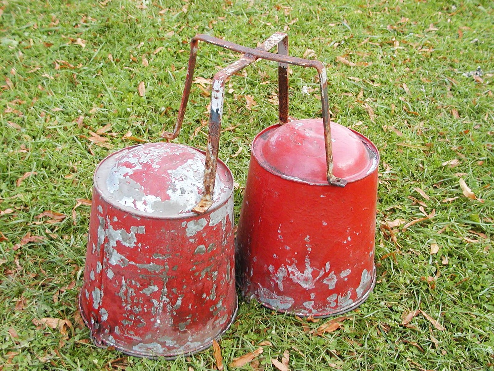 Vintage Fire Buckets With Stand Qty 2 Fire Fighter Fire - Etsy