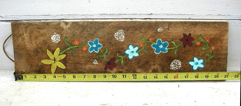 Hand Painted Wall Art Barn Wood Spring Summer Theme Picture | Etsy