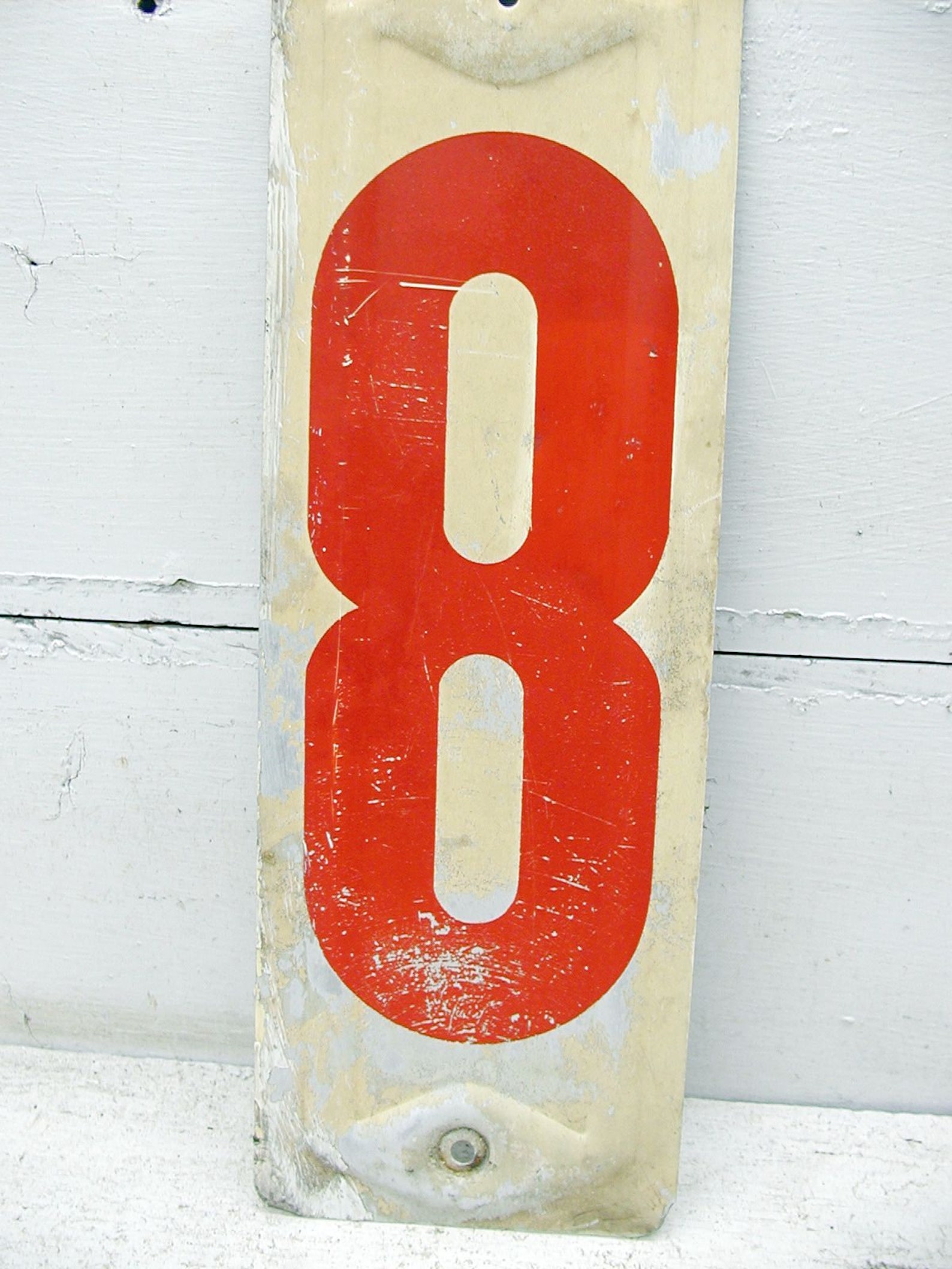 Vintage 13 1/4 Inch Gas Station Sign / Metal Sign / Number | Etsy