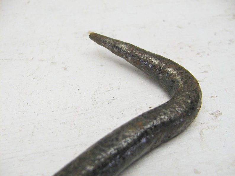 Vintage Large Iron Forged Gate Latch Blacksmith Door | Etsy