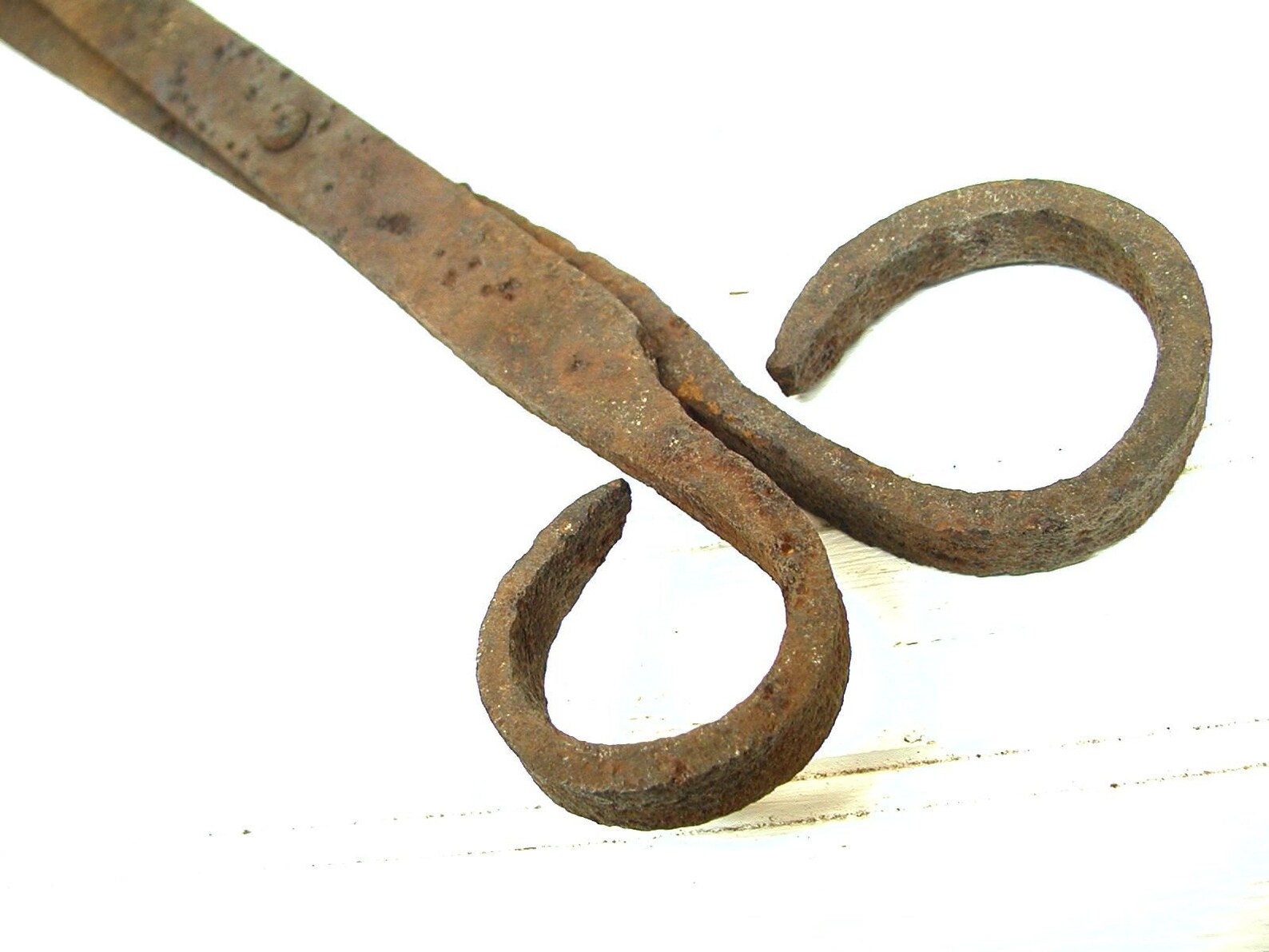 Vintage Forged Iron Tool Tongs Scissors Blacksmith Made - Etsy
