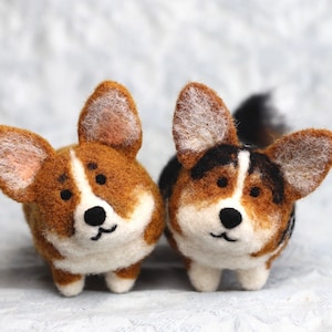 Needle Felted Corgi Stubbin - Custom Cute Pet Portraits With Stumpy ...