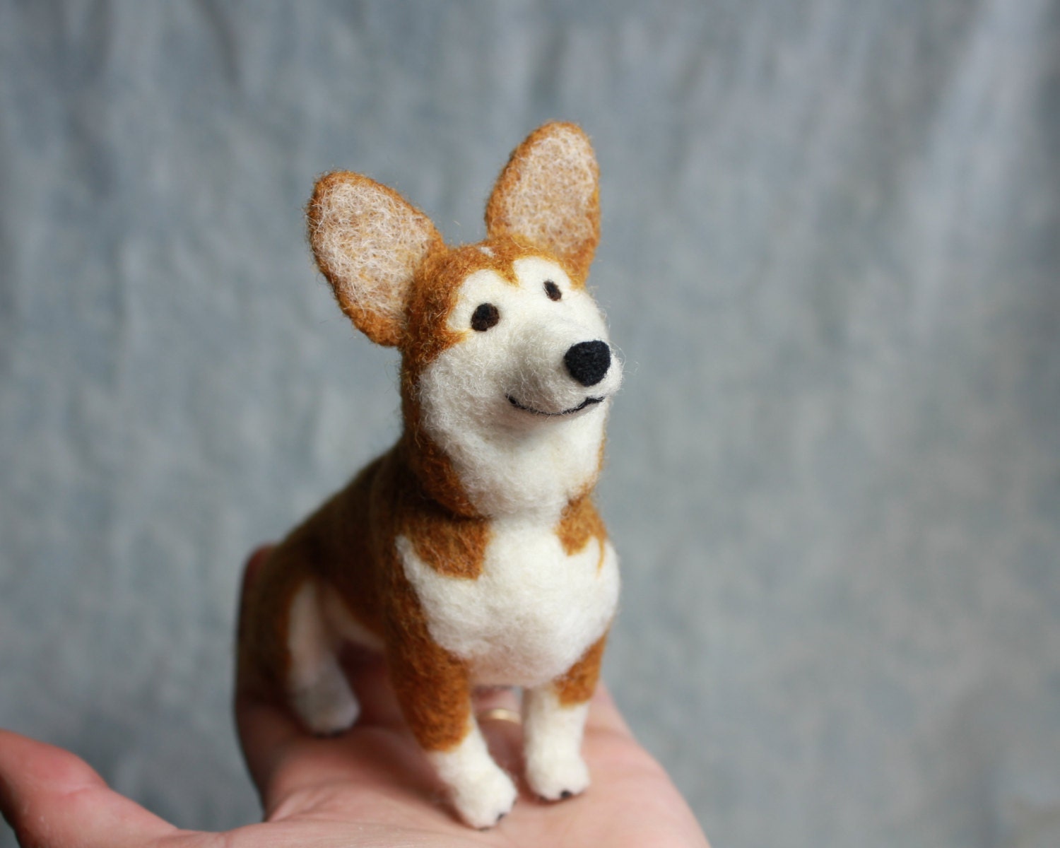 CUSTOM Felt Pet Portrait: Tiny Felt Dogs Cats and Critters to | Etsy