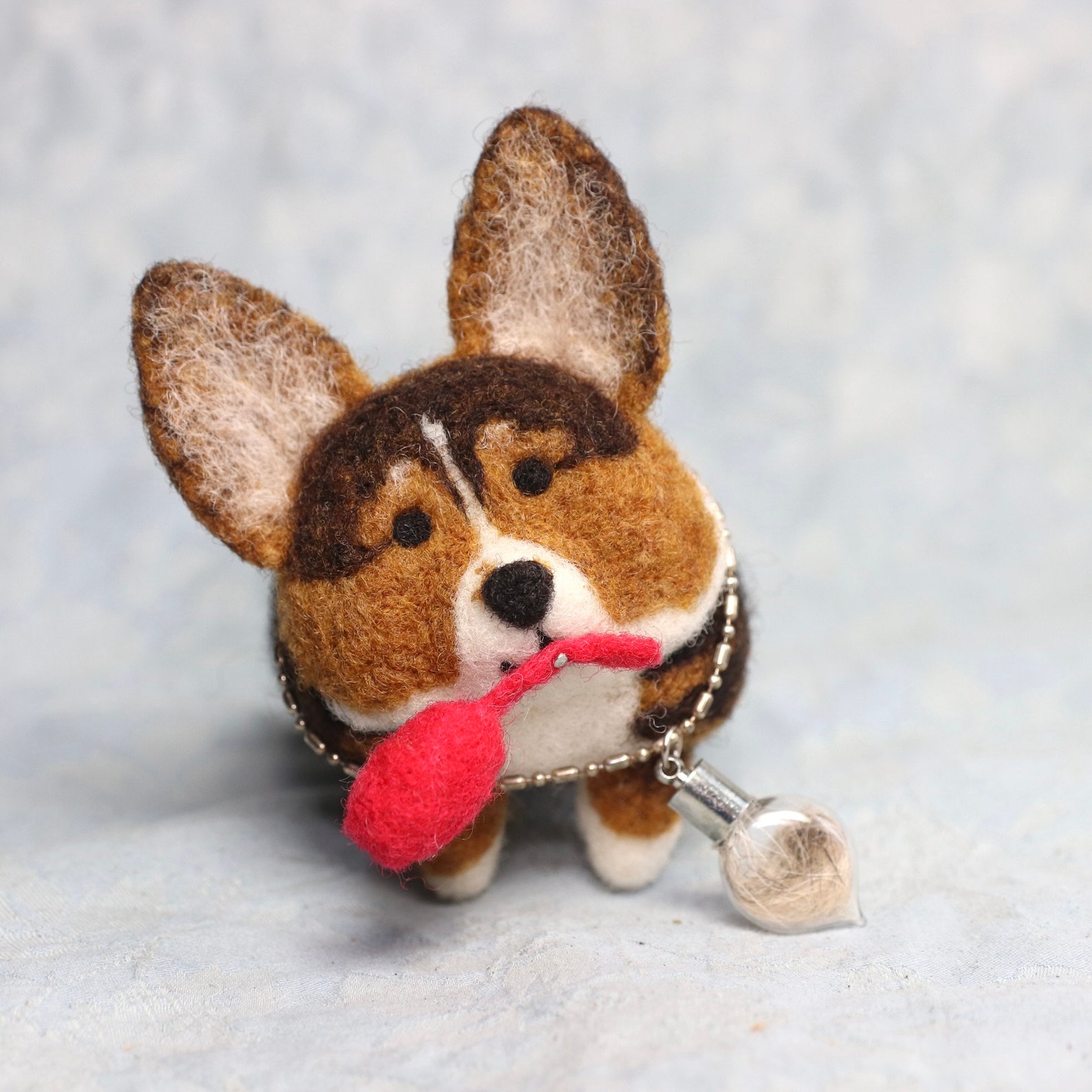 Needle Felted Corgi Stubbin - Custom Cute Pet Portraits With Stumpy ...