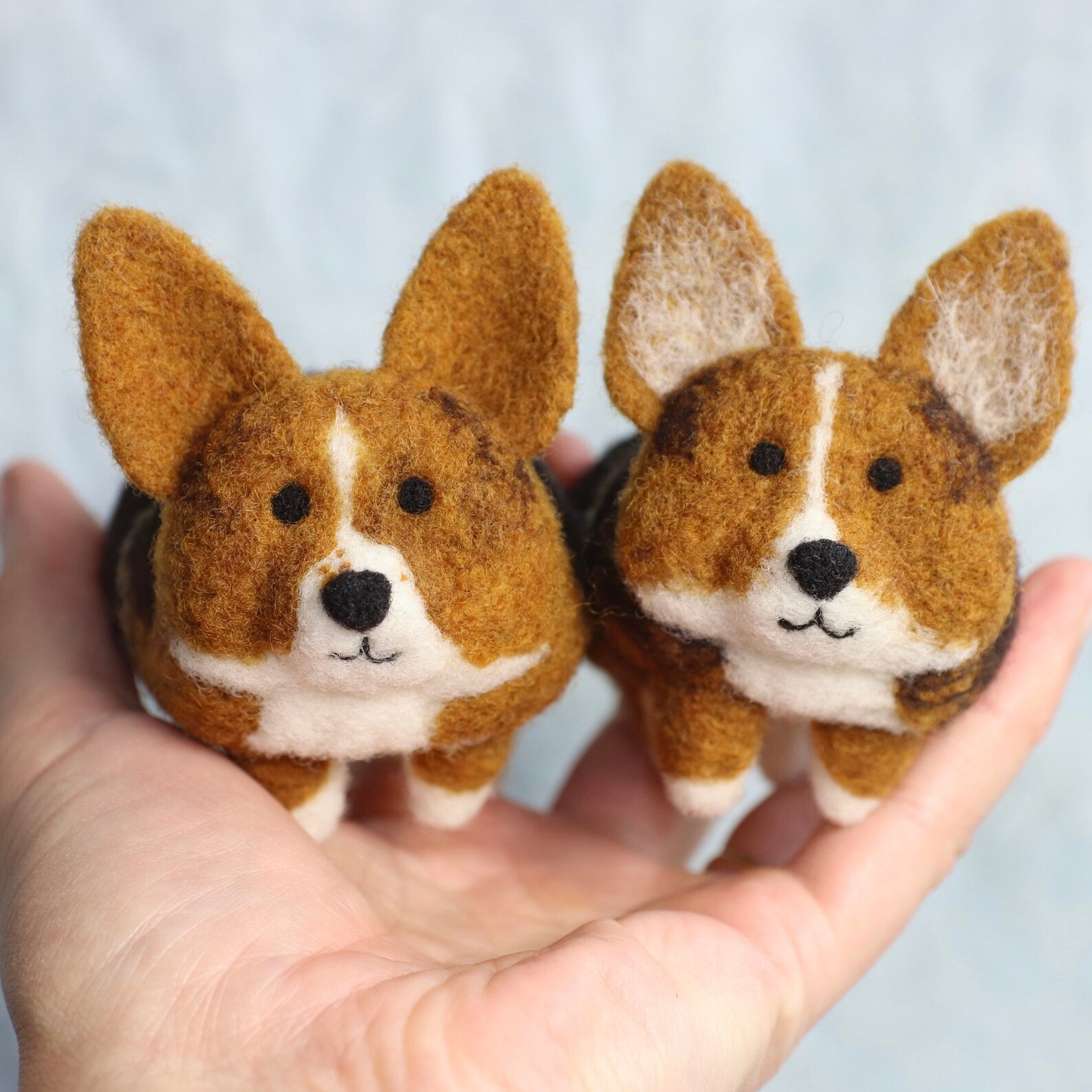 Needle Felted Corgi Stubbin - Custom Cute Pet Portraits With Stumpy ...
