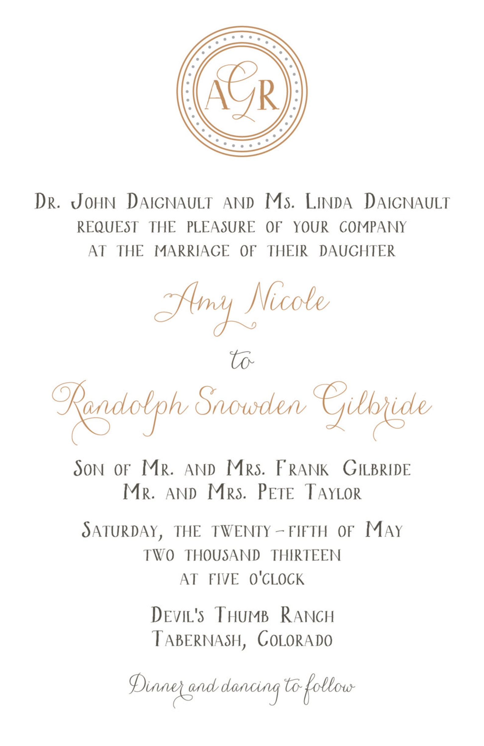 Ranch Custom Wedding Invitation Suite - Etsy