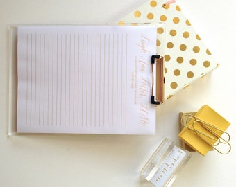 Custom Note Pads Personalized / Logo | Etsy