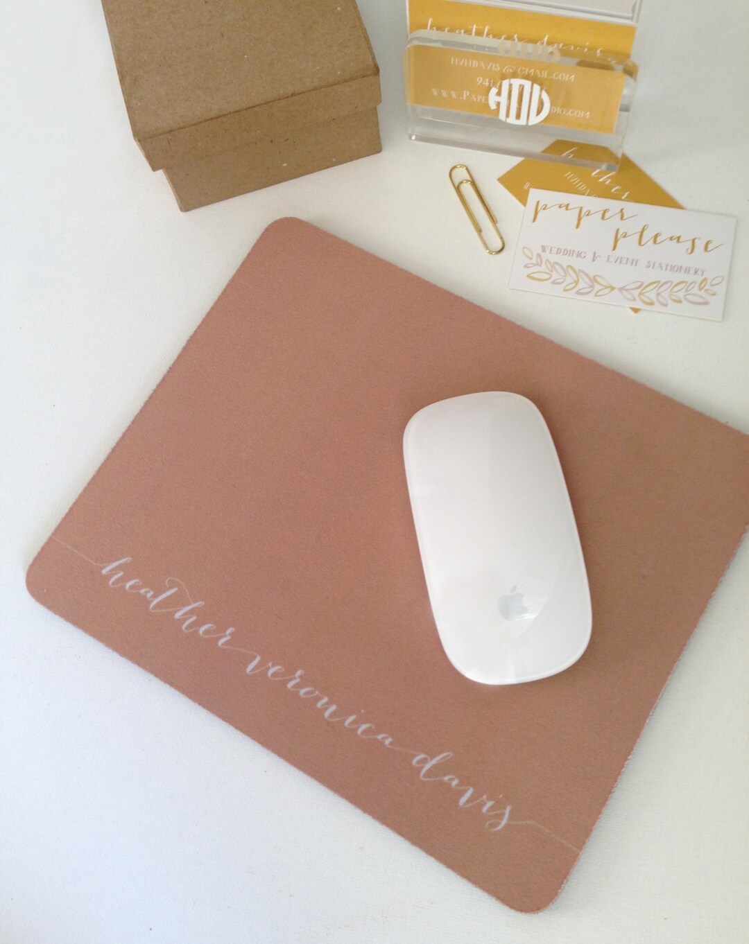 Custom Mouse Pad - Personalized / Logo / Monogram - Etsy