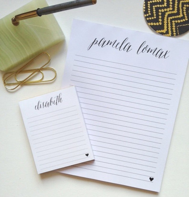 8.5x11 Custom Note Pad Personalized / Logo - Etsy