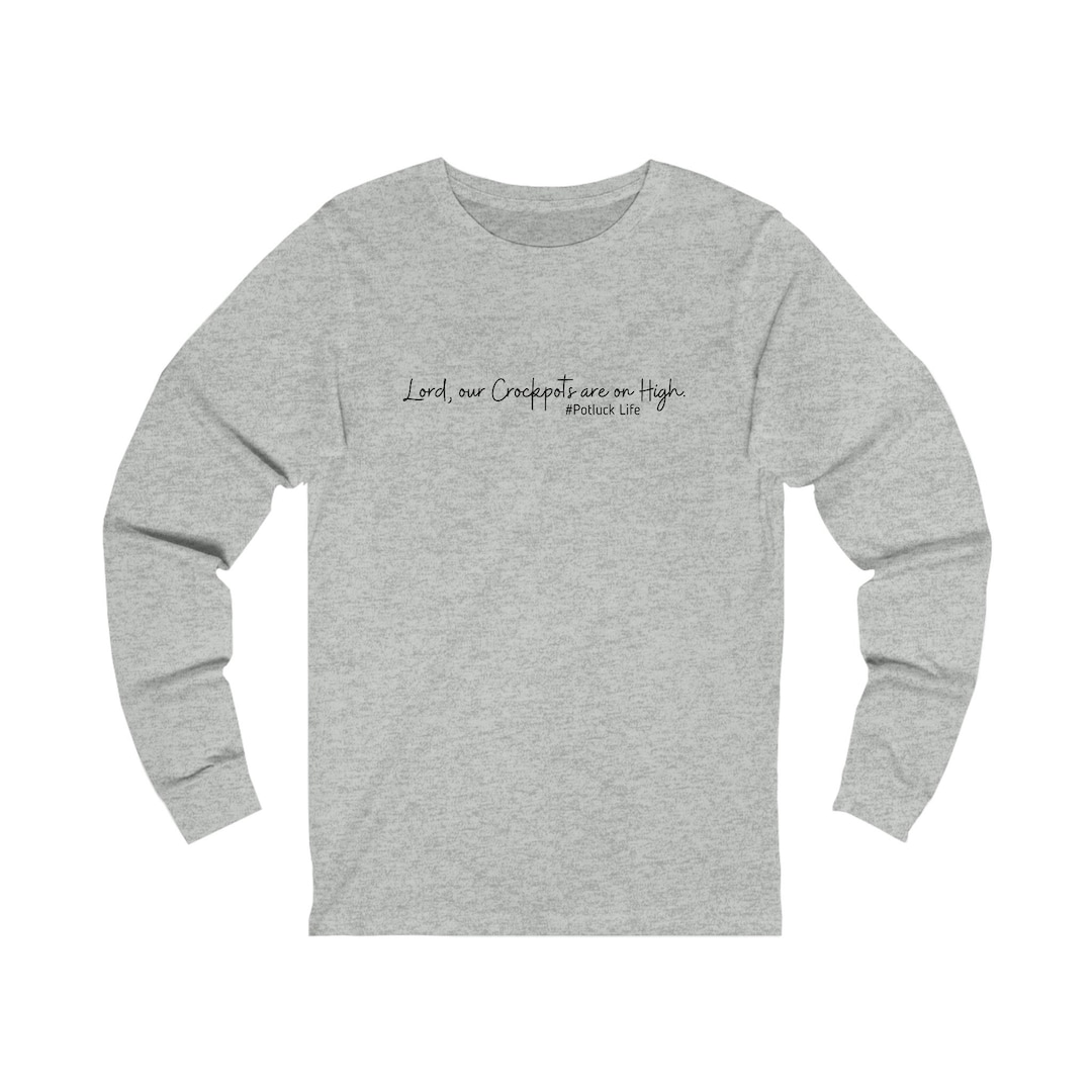 Church Potluck Unisex Jersey Long Sleeve Tee - Etsy