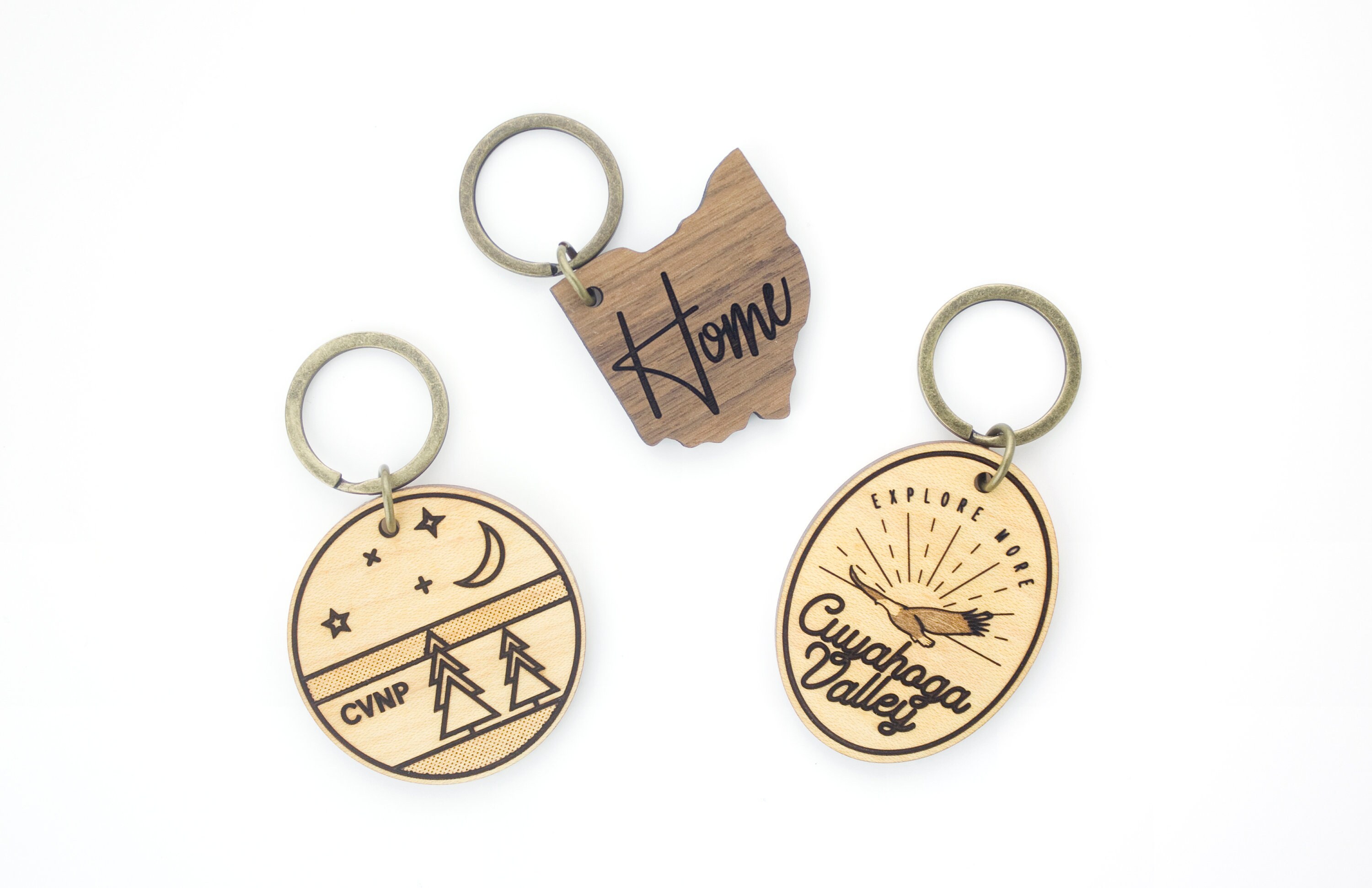 Ohio Keychains / National Park Keychain / Wood Keychain / Home | Etsy