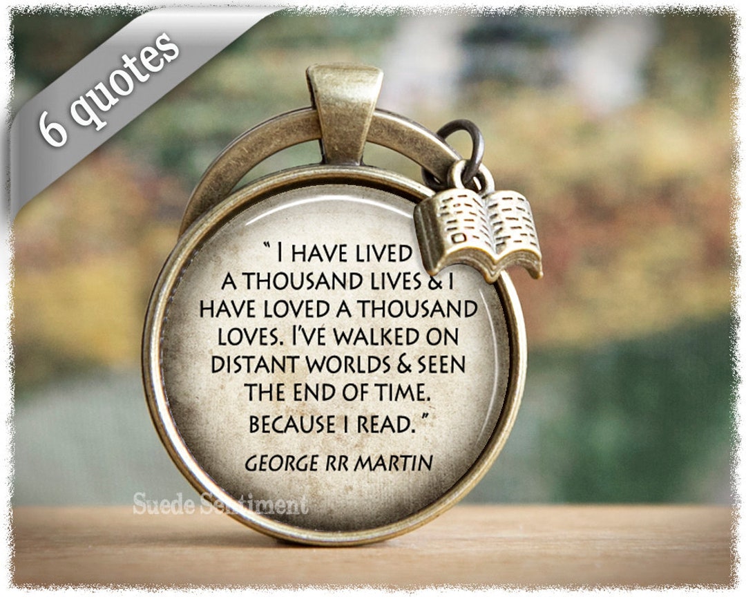 Book Quote Keychain • so Many Books • Literary Gifts for Reader ...