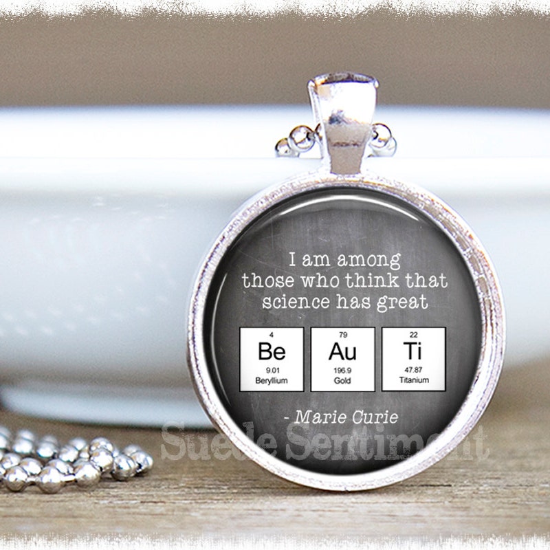 Science Necklace - Etsy