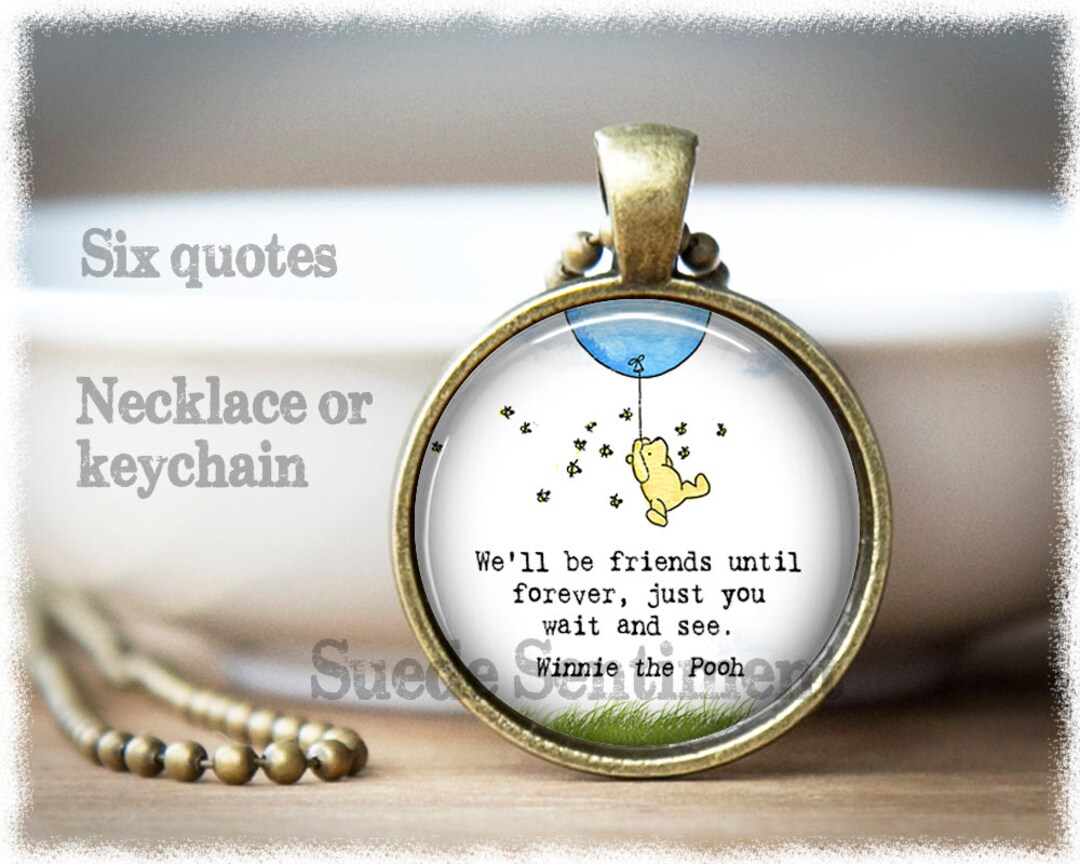 Friendship Gift • Best Friend Keychain • Long Distance Friend Necklace ...