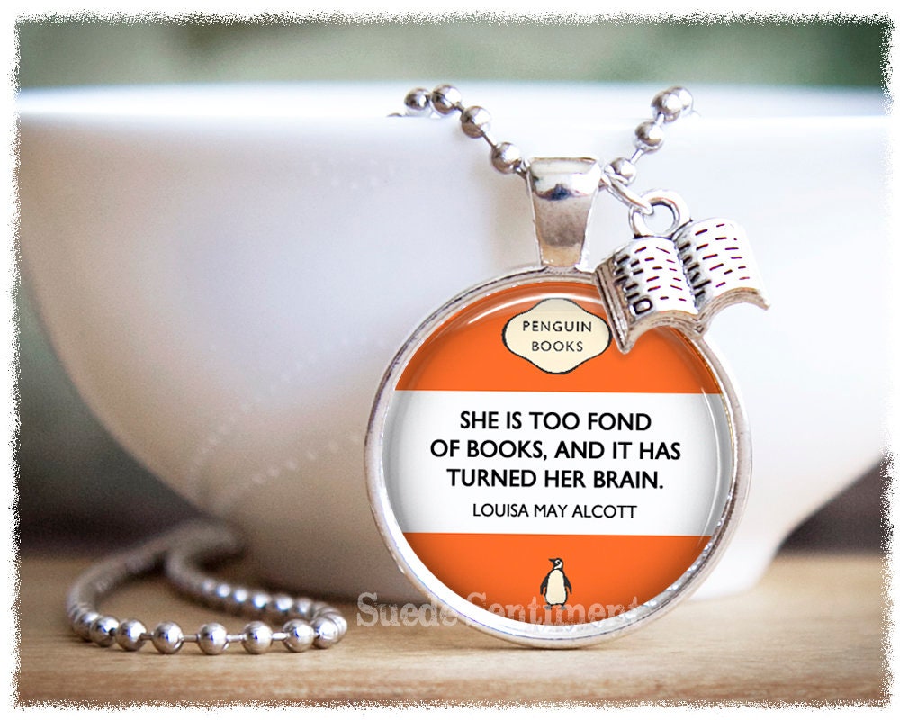 Book Necklace Vintage Book Pendant Literary Gifts Book - Etsy Australia