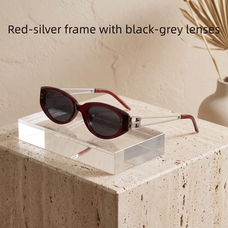 Minimalist Women's Sunglasses | PC Metal Frame, UV Protection Eyewear ...