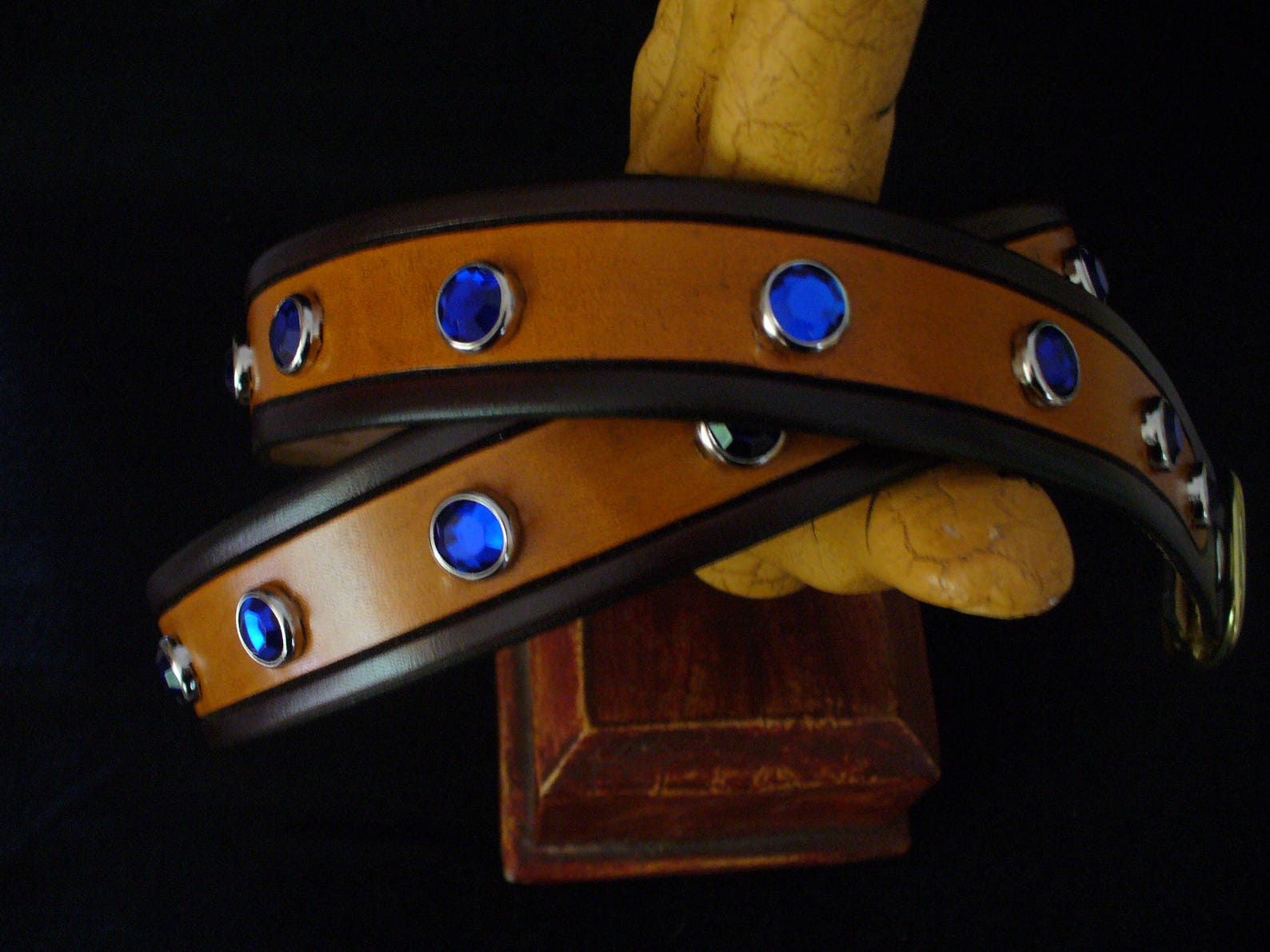 1 1/4 Two-toned Jeweled Belt - Etsy