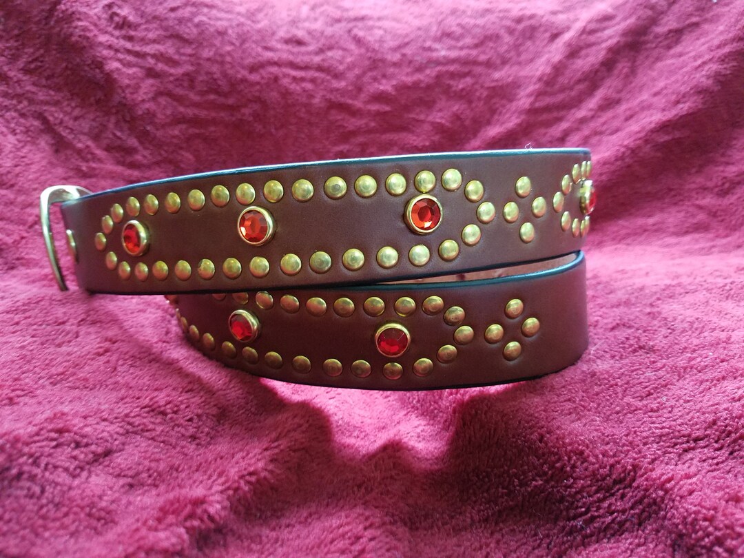 Studded & Jeweled Belt - Etsy