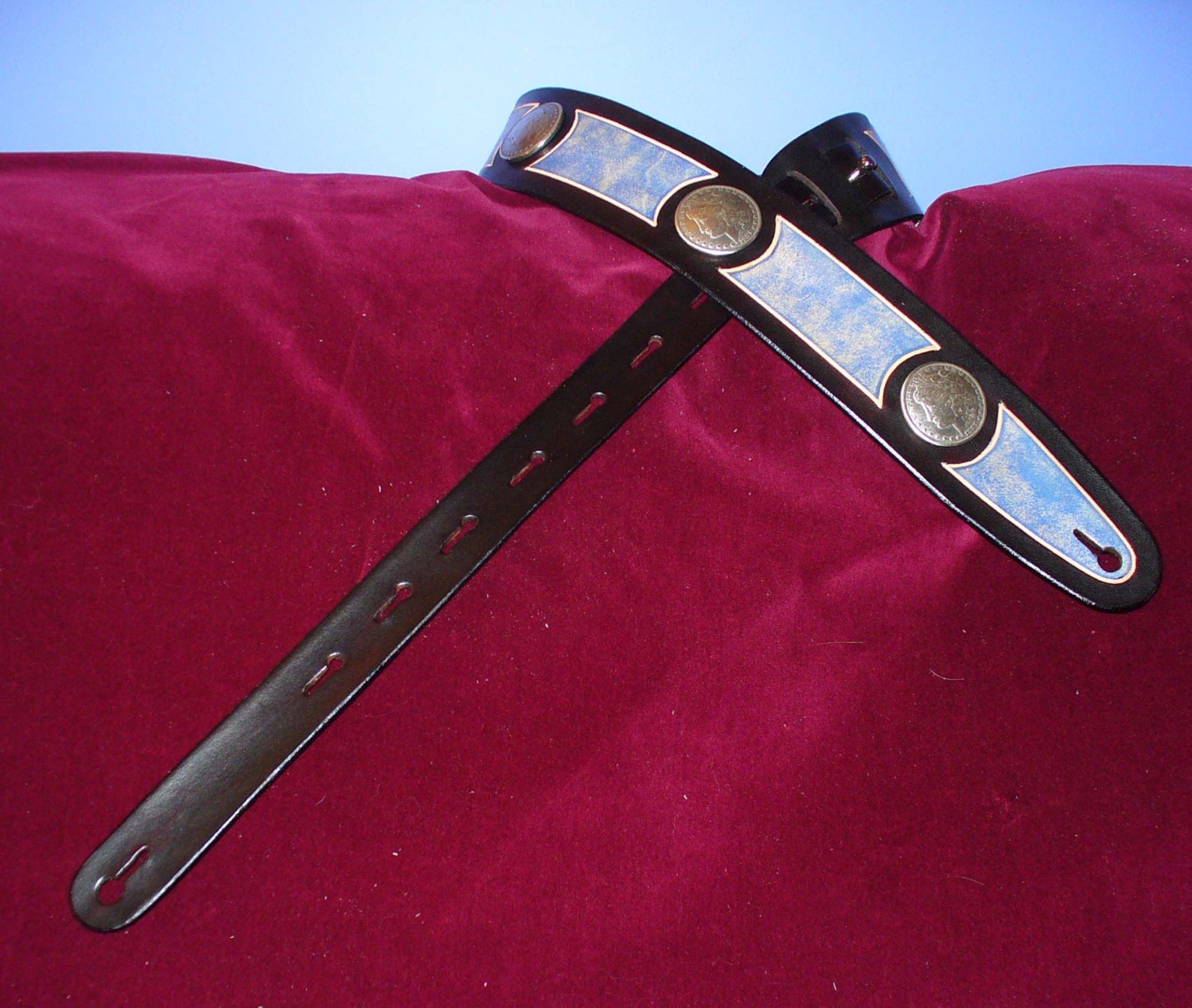 Morgan Silver Dollar Guitar Strap - Etsy