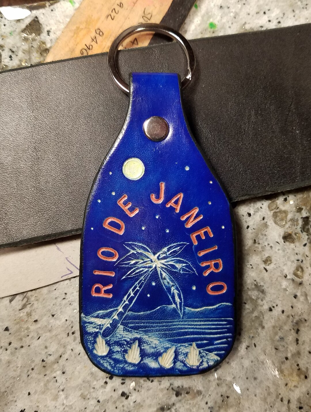 Rio De Janeiro Key Ring - Etsy
