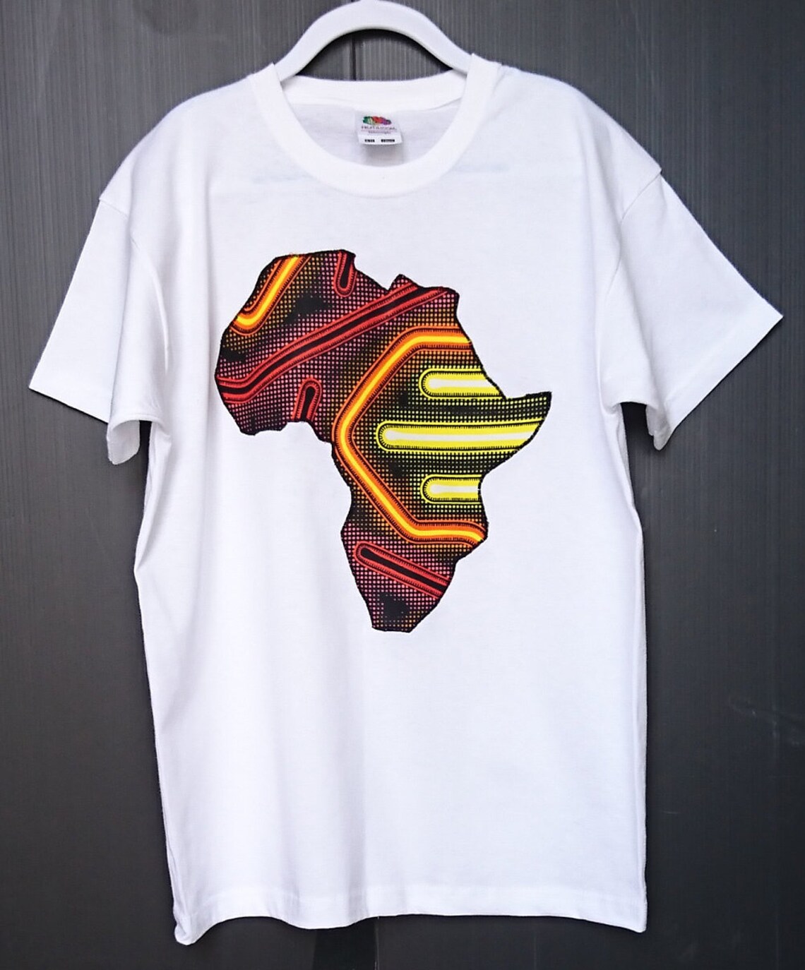 Kids T-shirt - African Map - African Map T- Shirt - Afro Tee - Orange ...