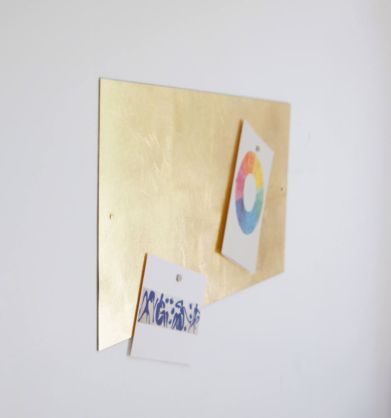 Gold Whiteboard / Magnet Board / Blackboard Multiple Sizes | Etsy