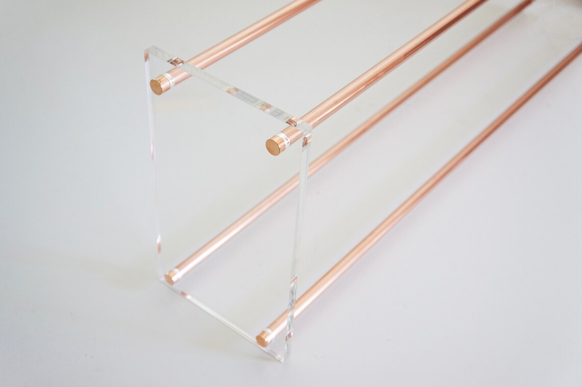 Copper & Glass - Shoe Rack - Etsy