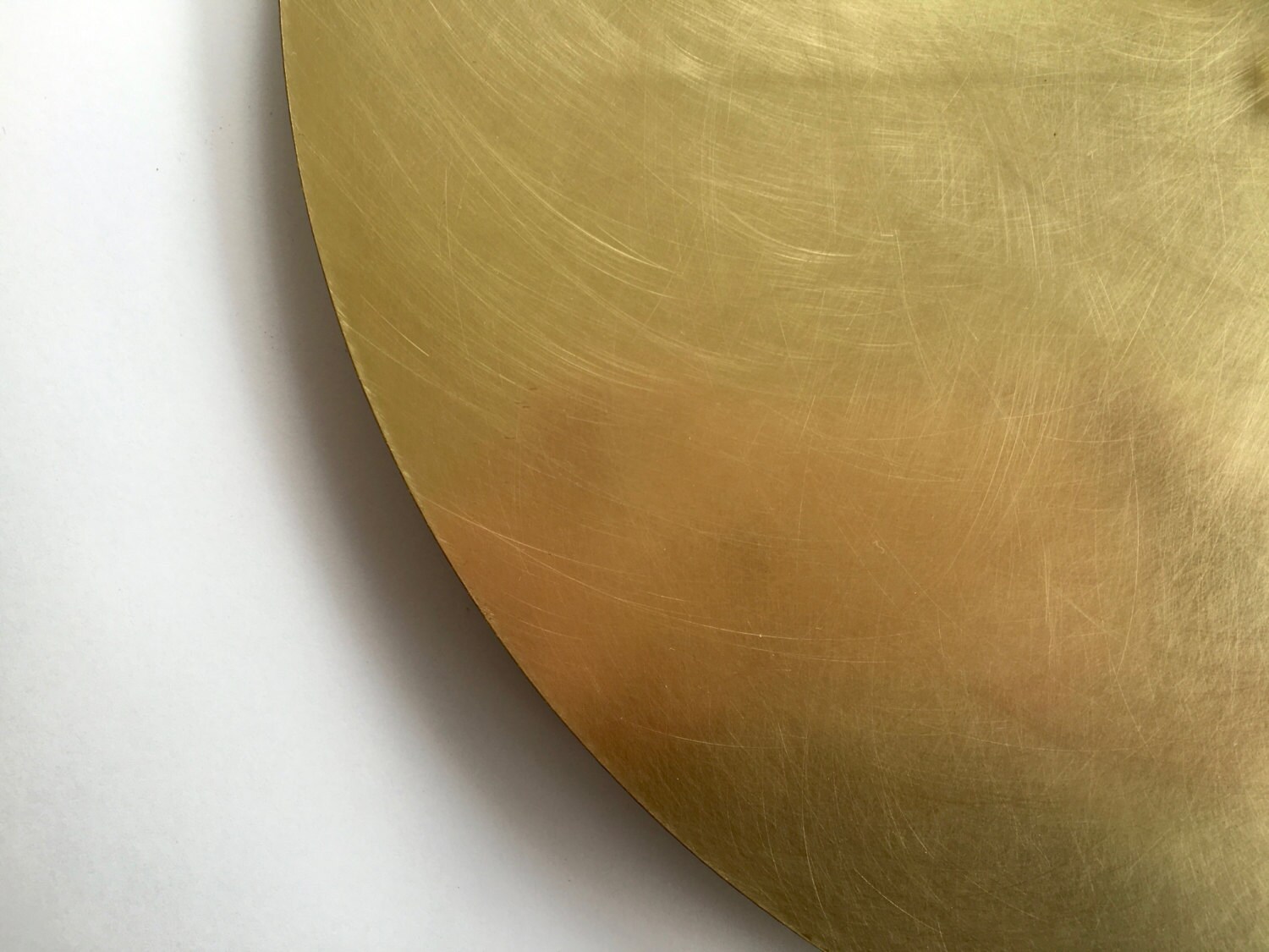 Pure Brass Wall Clock Multiple Sizes Completely Silent | Etsy UK