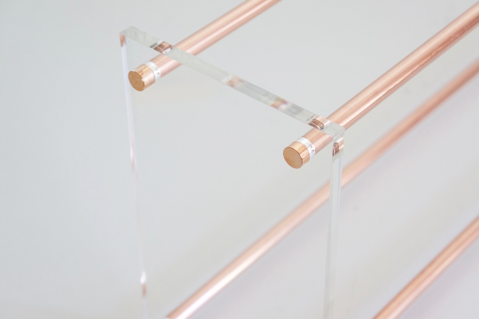 Copper & Glass Shoe Rack | Etsy