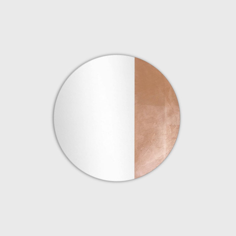 Round Copper Mirror - Etsy