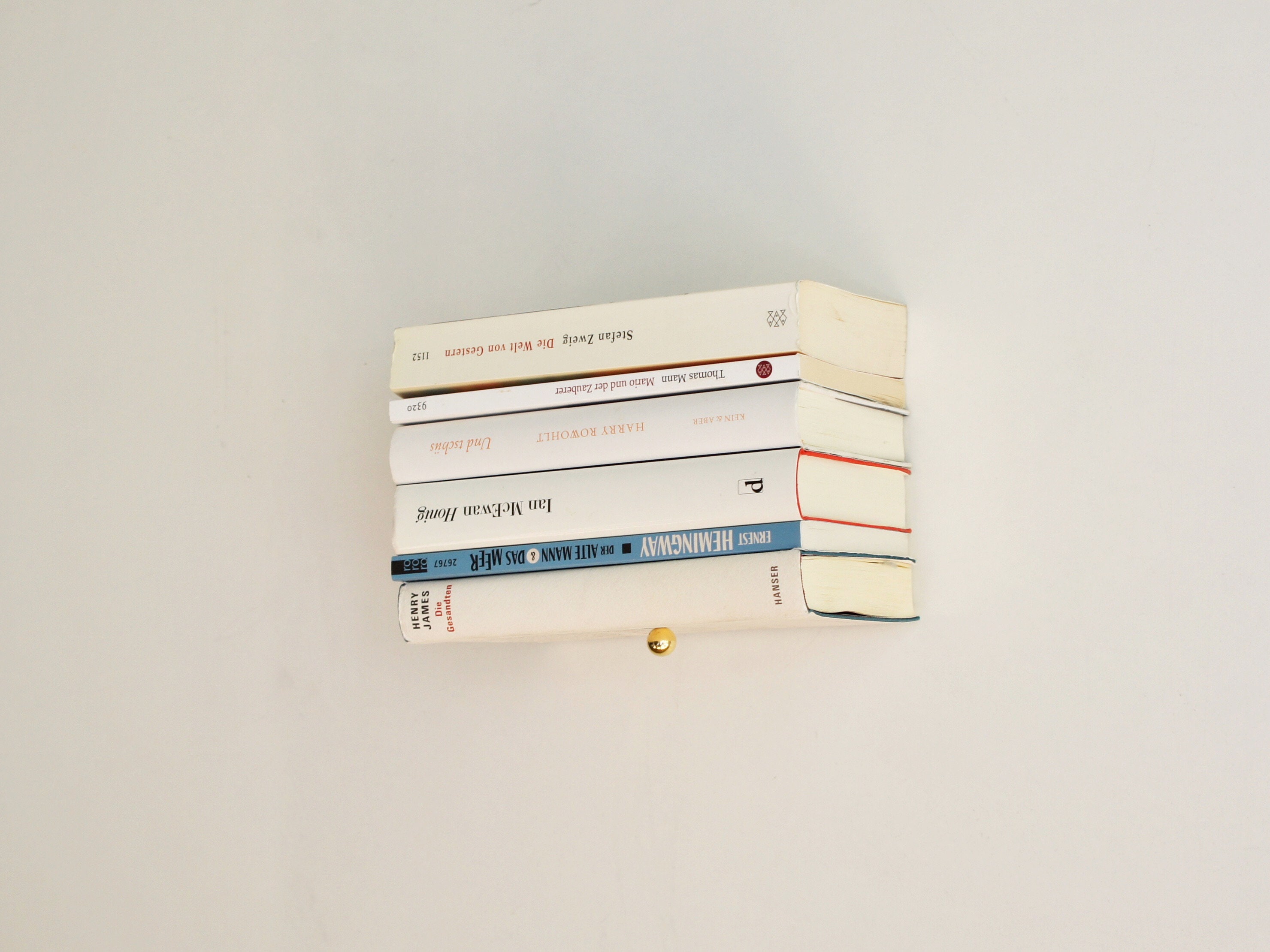Golden Ball - Floating Book Shelf - Multiple Sizes for Magazines, Art ...